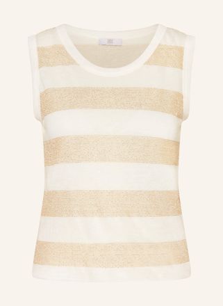 Riani Riani Stricktop Mit Glitzergarn weiss