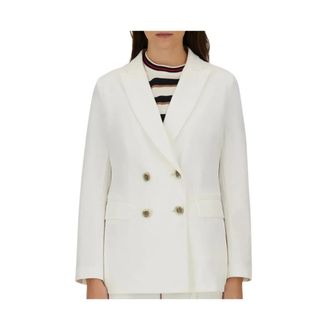 Herno Doppelreihiger Blazer - - Jackets - Damen - Wei&szlig; - S