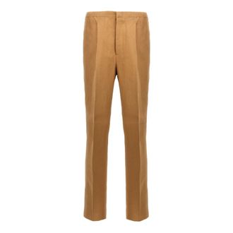 Fendi Canvas Hose - - Trousers - Herren - Beige - M