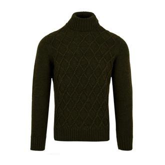 Drumohr Milit&auml;rgr&uuml;ne Pullover - - Knitwear - Herren - Gr&uuml;n - 2XL