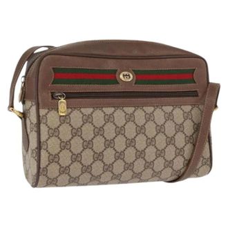 Gucci Sac bandouli&egrave;re en plastique Pre-owned - Femme - Pre-owned - Beige - Taille: ONE Size