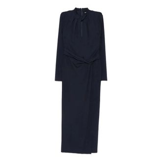 Giorgio Armani Robe Mi-longue - Femme - Robes - Bleu - Taille: 38 FR