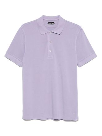 Tom Ford polo à manches courtes - Violet