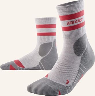 CEP Cep Trekking-Socken Compression Merino Mid Cut grau