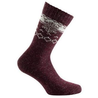 Kindy Mi-chaussettes fantaisie Flocon jacquard
