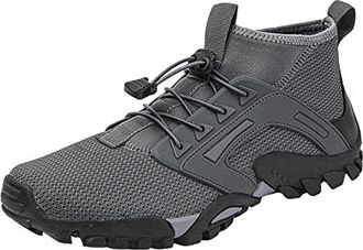 Generic Baskets larges pour homme, chaussures de randonn&eacute;e l&eacute;g&egrave;res &agrave; lacets, chaussures de sport &agrave; s&eacute;chage rapide, antid&eacute;rapantes, respirantes et d&eacute;contract&eacute;e