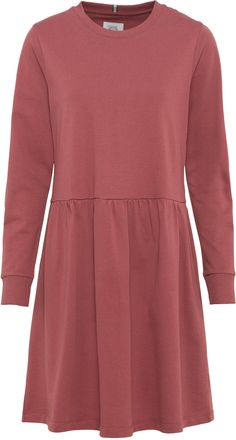 Camel Active Damen Sweatkleid aus Organic Cotton Rot Braun, Womenswear-XL