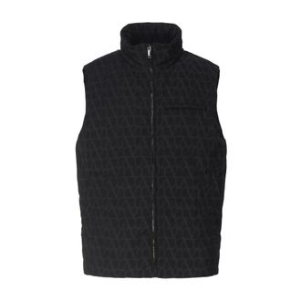 Valentino Garavani Gepolsterte Weste - - Jackets - Herren - Schwarzk - XL