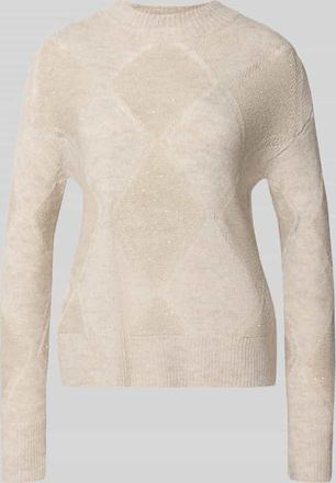 s.Oliver Black Label Pullover mit leichtem Stehkragen