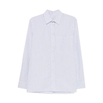 Nine In The Morning Homme, Chemises, Bleu, Taille: M Camicia a righe Giosue