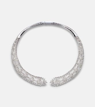 Yeprem Collier Y-Couture en or blanc 18 ct et diamants