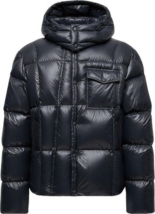 Moncler Moncler Doudoune Courte &Agrave; Capuche Serfanto, Homme, Noir, Taille: 1