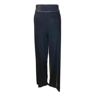 D.exterior Wide Hosen - - Trousers - Damen - Blau - XS