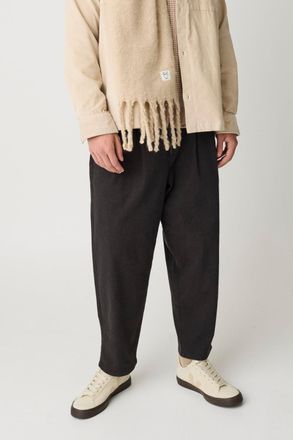 Knowledge Cotton Apparel Herren vegan Hose Ozone Relaxed Flanell Chocolate Torte