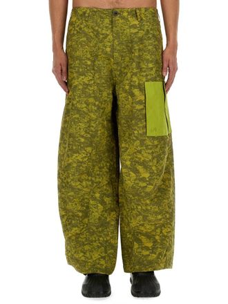 Ten c Polyamide-Blend Cargo Cargo Pants - Green