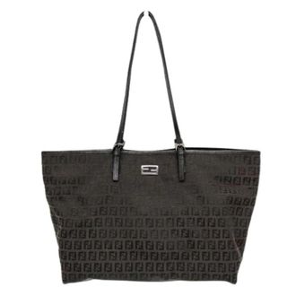 Fendi Pre-owned Zucchino Tote Bag - - Pre-owned - Damen - Schwarzk - ONE SIZE