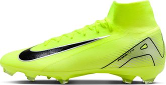Nike Nike High-Top-Fu&szlig;ballschuh Mercurial Superfly 10 Club High-Top-Fu&szlig;ballschuh F&uuml;r Normalen Rasen, Volt/Black, HF9433-700, 45.5 EU (11.5 US)