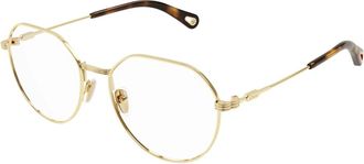 Chlo&eacute; unisex, Accessoires, Jaune, Taille: 54 MM Ch0180O Eyeglasses