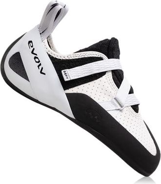 Evolv Defy LV Chaussures descalade pour d&eacute;butants et escalade en int&eacute;rieur, Gris blanc (2000), 44.5 EU