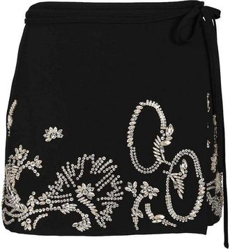 Dries Van Noten Mini Jupe - Noir