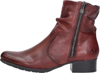 Rieker Femme, Chaussures, Rouge, Taille: 39 EU Enkellaarsjes Hak