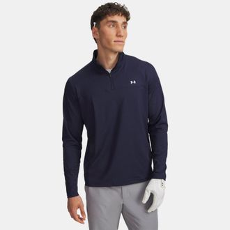 Under Armour Tee To Green Oberteil mit &frac14;-Zip f&uuml;r Herren Midnight Blaue Marine / Midnight Blaue Marine / Wei&szlig; XXL