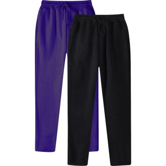 Generic Hose Herren - Herren Freizeithose L&auml;ssige Jogginghose Mit Schn&uuml;rbund Seitentasche Bequeme Sportliche Alltagshose Baumwollmaterial 2St&uuml;cke