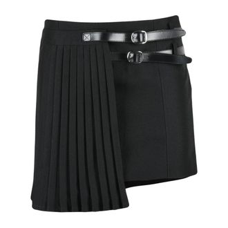Coperni Multi-G&uuml;rtel Minirock - - Skirts - Damen - Schwarzk - XS