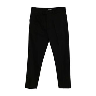 Tom Ford Homme, Pantalons, Noir, Taille: W32 Brushed Cotton Drill Chino