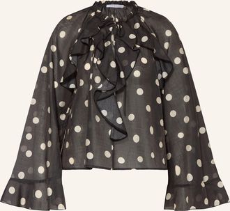 Mrs & Hugs Mrs & Hugs Blusenshirt Mit Volants schwarz