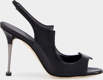 Manolo Blahnik Sandalen Mit Absatz Damen Farbe Schwarz