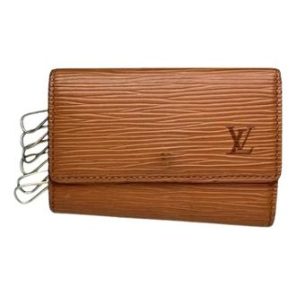Louis Vuitton Porte-cl&eacute;s en cuir Pre-owned - Femme - Pre-owned - Brun - Taille: ONE Size