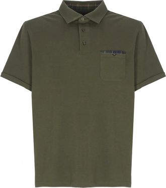 Barbour Homme, Tops, Vert, Taille: XL Polo &agrave; Trois Boutons