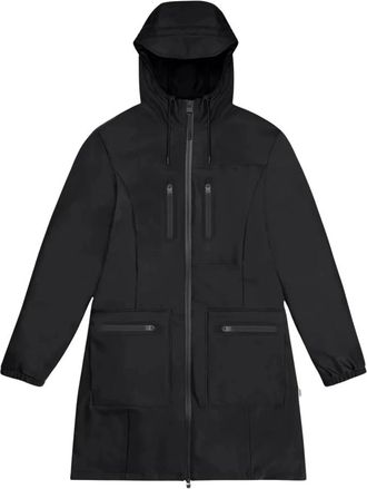 Rains Femme, Vestes, Noir, Taille: 36 FR Cargo Curve Jacket