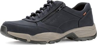 Gabor Herren Sneaker Low,Halbschuhe,zertifiziertes Leder,Wechselfu&szlig;bett,Strassenschuhe,Sportschuhe,Freizeitschuhe,Midnight,44.5 EU / 10 UK