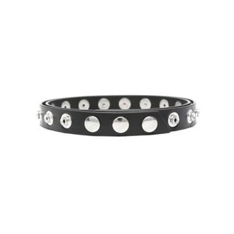 The Attico Press-Stud Detailed Belt - - Accessories - Damen - Schwarzk - S