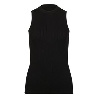 Rick Owens Femme, Tops, Noir, Taille: 40 FR Rib Tank