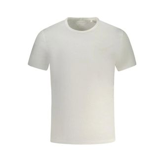 Guess Homme, Tops, Blanc, Taille: M T-Shirt &agrave; Manches Courtes