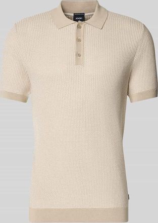 Joop Slim Fit Poloshirt mit Strukturmuster Modell Brianoro