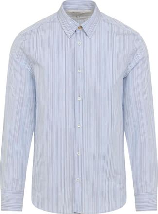 Paul Smith Homme, Chemises, Bleu, Taille: XL S/C Slim Fit Shirt