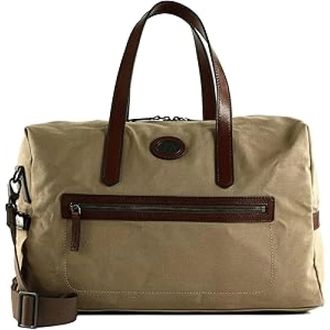 The Bridge Moderne Reisetasche aus Canvas - - Bags - unisex - Beige - ONE SIZE