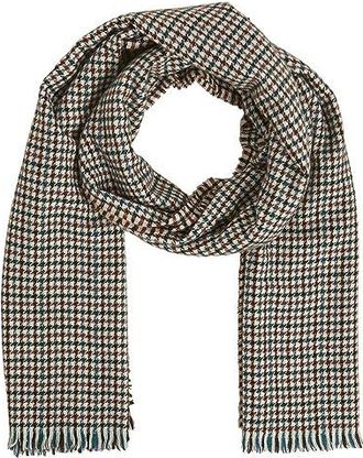 Vila Vila Videbree &Eacute;charpe Noos Mode, Bleu Moroccan/Carreaux : Noir + Sable Blanc + Chocolat, Taille Unique Femme