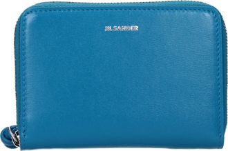 Jil Sander Femmes Portefeuilles Bleu/Cuir Laguna