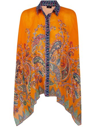 Etro Printed Oversized Shirt