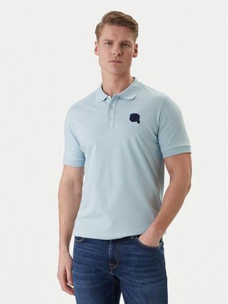 Karl Lagerfeld Poloshirt 745015 562231 Himmelblau Regular Fit