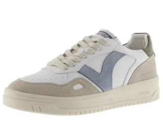 Victoria Low-Top Unisex Se&uacute;l Leder-Effekt & Farbige & Spaltleder Teile Im Kontrast 1257101 f&uuml;r Erwachsene KAKI 40