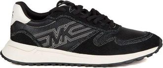 Michael Kors Contrast-Sole Runner Sneaker - Black