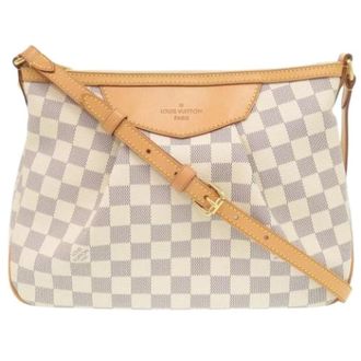 Louis Vuitton Sac bandouli&egrave;re Pre-owned Damier Azur - Femme - Pre-owned - Blanc - Taille: ONE Size