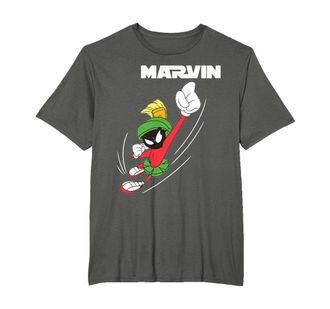 Looney Tunes Marvin Flying Martian Dark T-Shirt