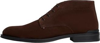 Tommy Hilfiger Chaussures Derby Homme Corporate en Daim, Marron (Cocoa), 42